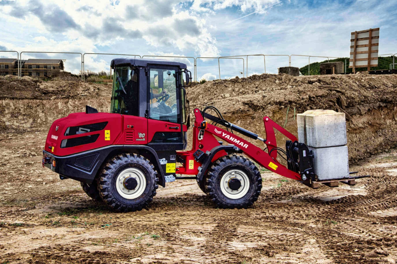 YANMAR V80 wheel loader | RUBAG Construction machines