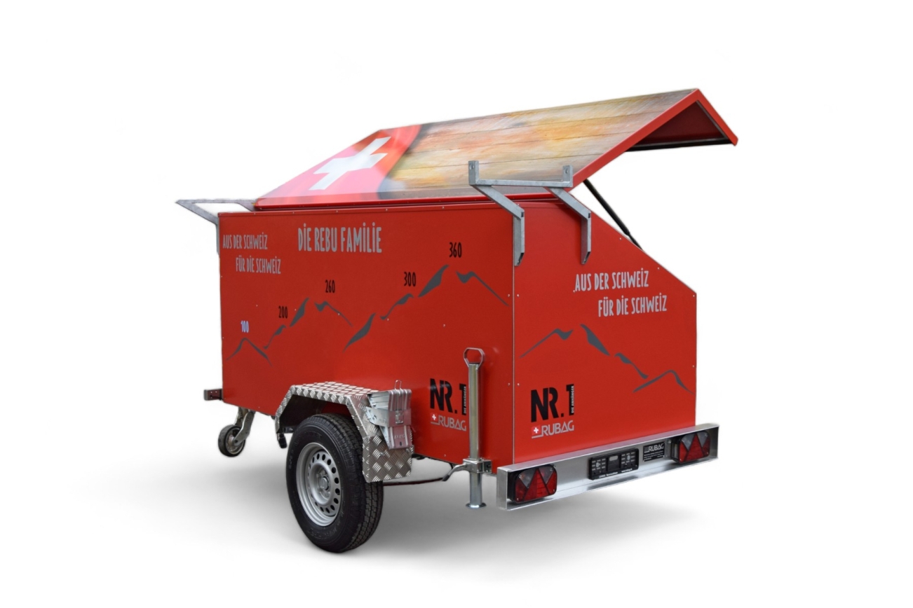 RUBAG tool trailer REBU 100 | RUBAG Construction machines