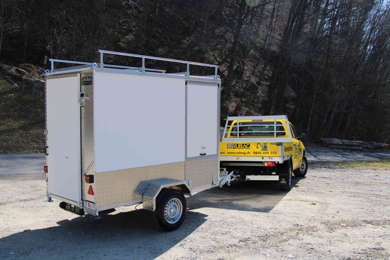 RUBAG tool trailer REBU 260 | RUBAG Construction machines